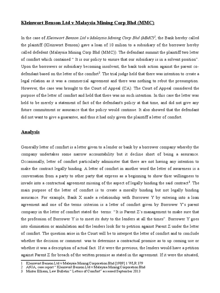 Case of MMC | PDF | Loans | Common Law