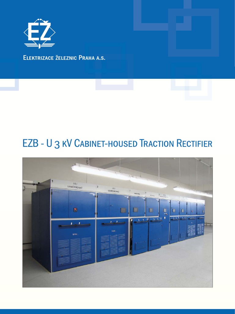 3kV Cabinet Housed Traction Rectifier | PDF | Rectifier | Switch