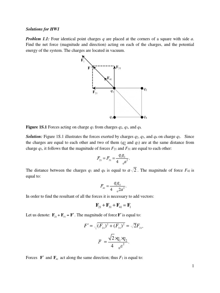 The Forces Between Charged Rods: Calculating the Electric Force Between ...