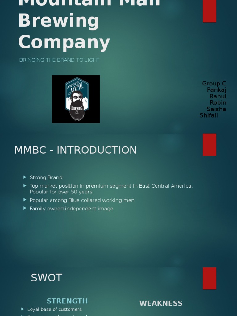 Mountain Man Brewing Company SWOT Analysis | PDF | Beer | Brand