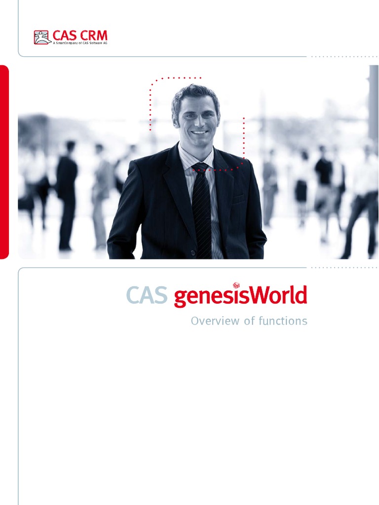 Cas GenesisWorld CRM Functions Brochure | PDF | Mobile App | Customer ...