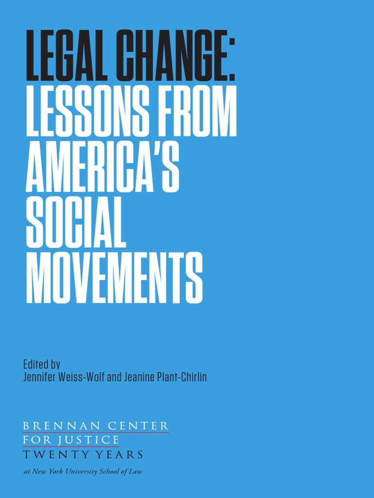 Legal Change: Lessons From America's Social Movements | PDF | Romer V ...