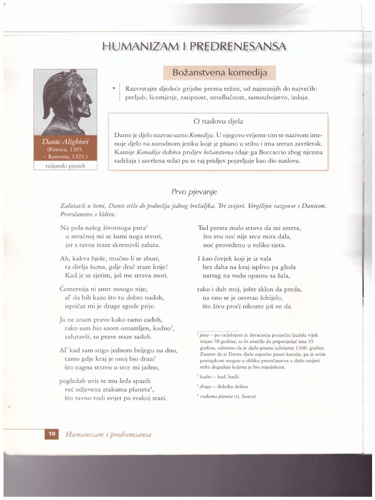 Dante Pakao Ulomak | PDF
