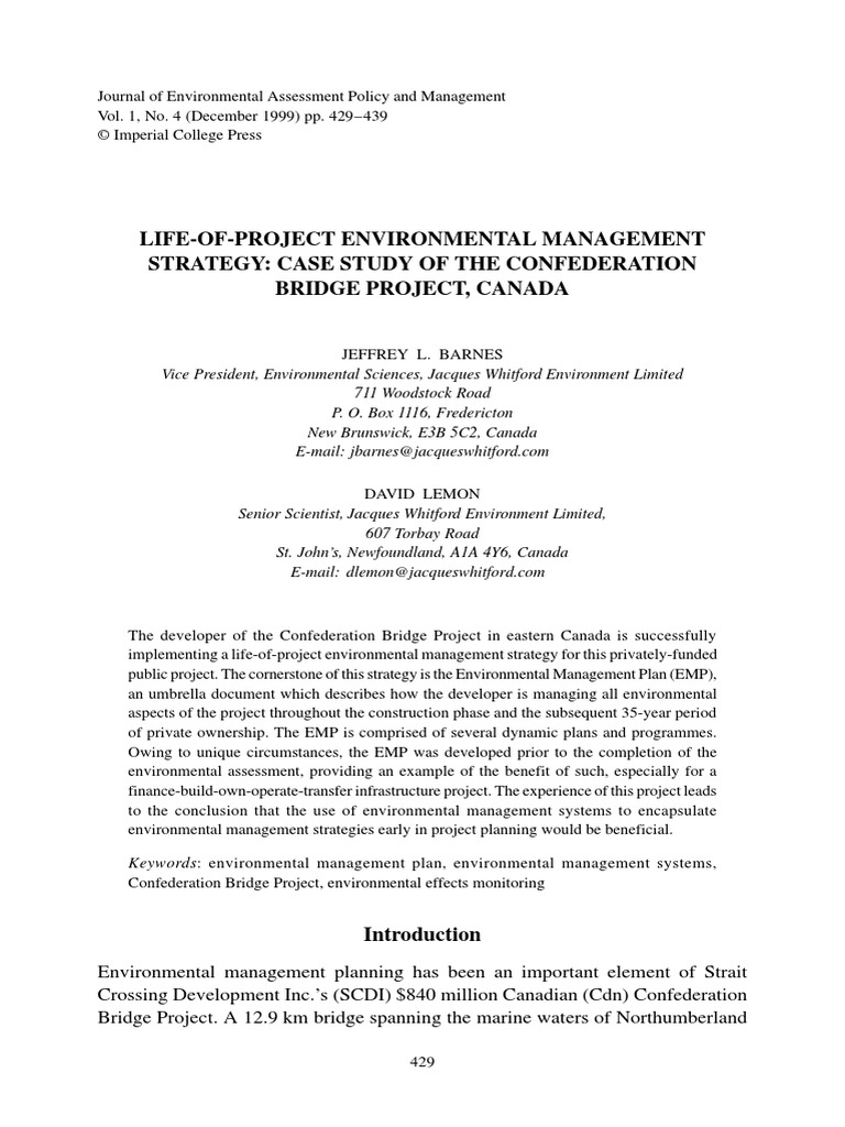 The Project Cycle and The Role of Eia and Ems | PDF | Environmental ...
