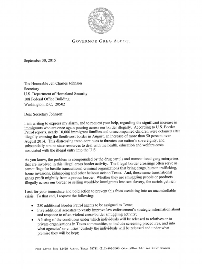 Gov Letter | PDF | U.S. Immigration And Customs Enforcement | American ...