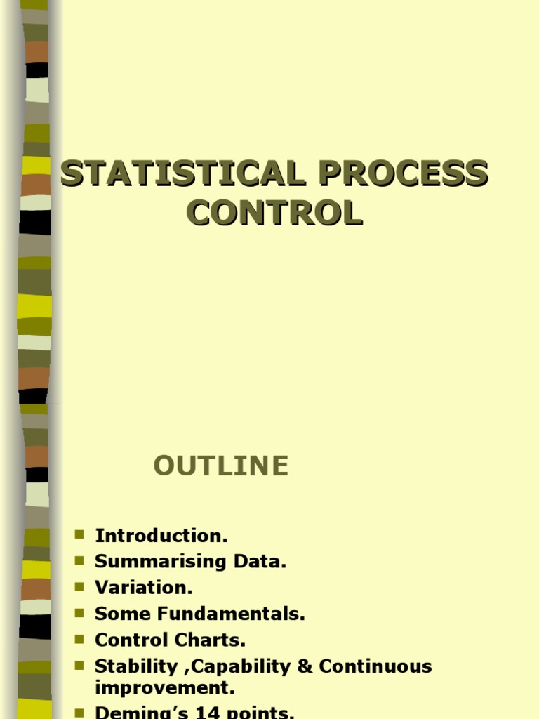 SPC Presentation | PDF | Loss Function | Standard Deviation