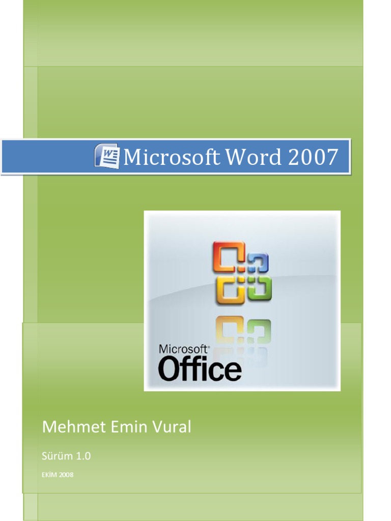 Adım Adım Microsoft Word 2007 Eğitimi | PDF