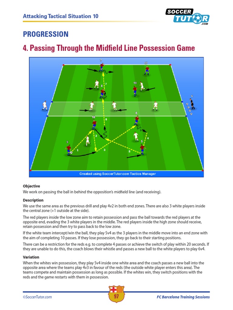 FCB Passing Midfield Possession Game | PDF