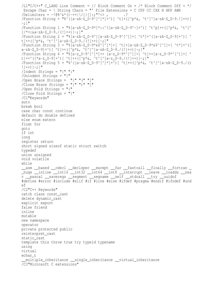 Wordfile - UltraEdit | PDF | Xml Schema | C Sharp (Programming Language)