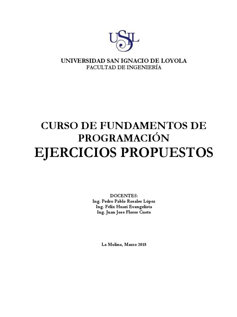 Separa Ejercicios Matefin | PDF | Algoritmos | Programa de computadora