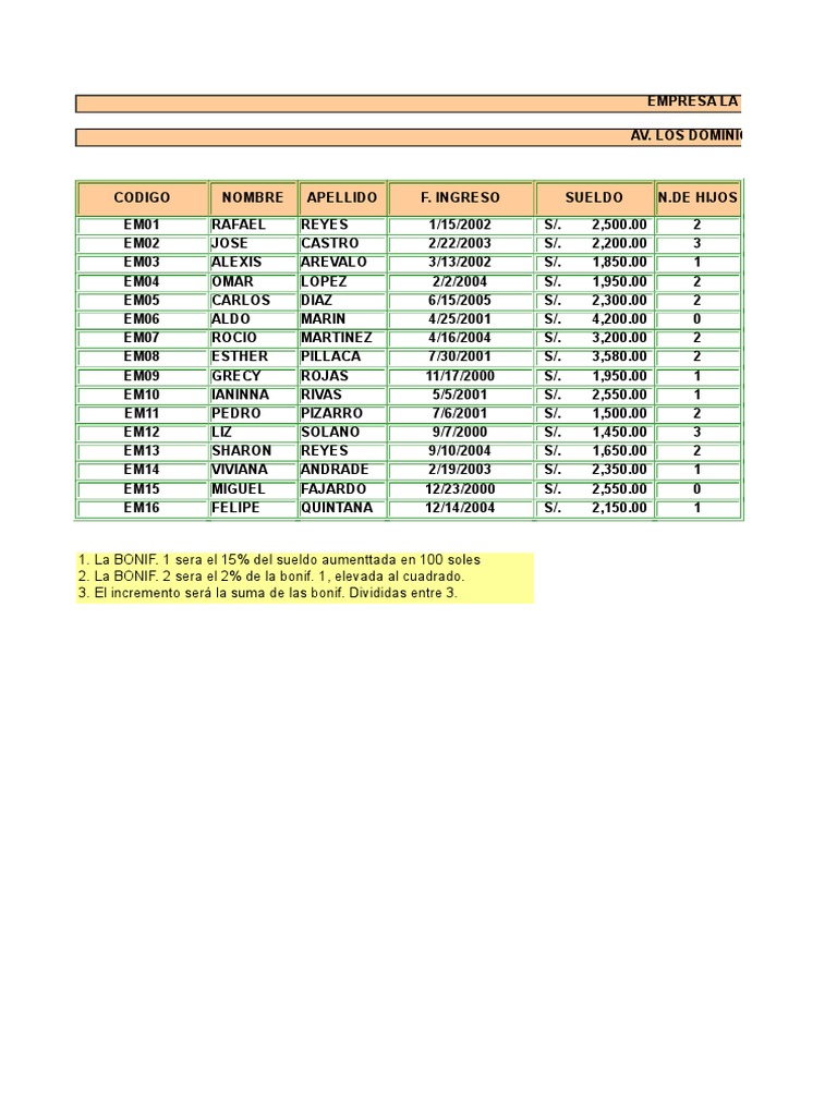 Excel10-Formulas y Funciones01 - Planillas | PDF | Business