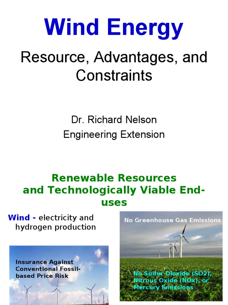 Wind Energy | PDF | Wind Power | Wind Turbine
