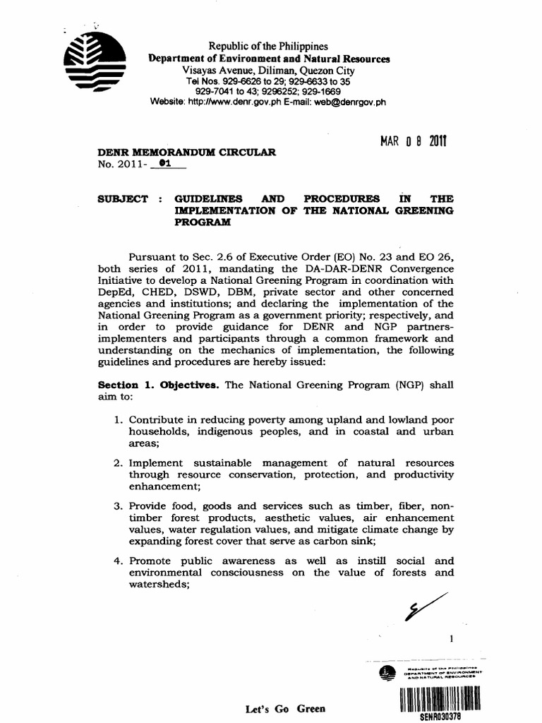 NGP Implementation Guidelines 2011 | PDF