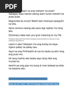 Hugot Lines | PDF