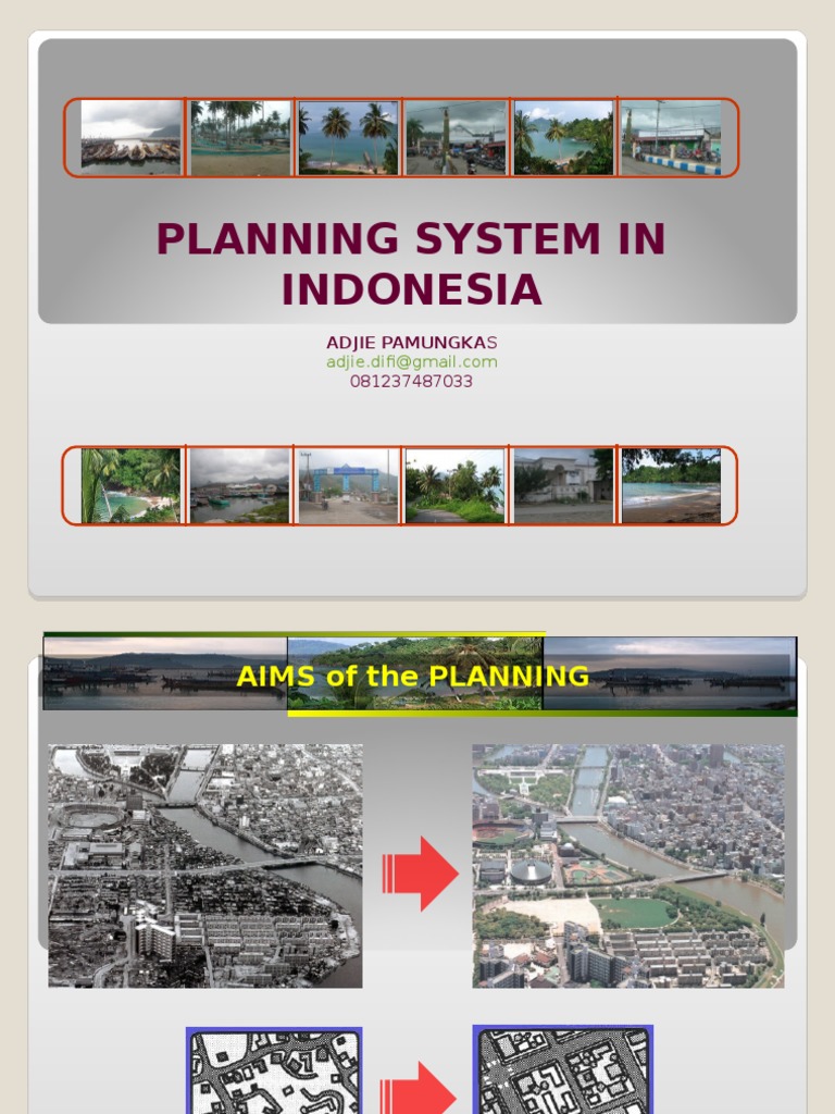Planning System in Indonesia | PDF | Property | Land Use
