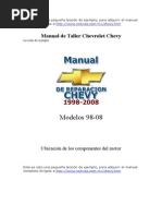 Diagramas Motor Chevy 1.6 PDF | PDF | Vehículos | Tecnología de vehículos