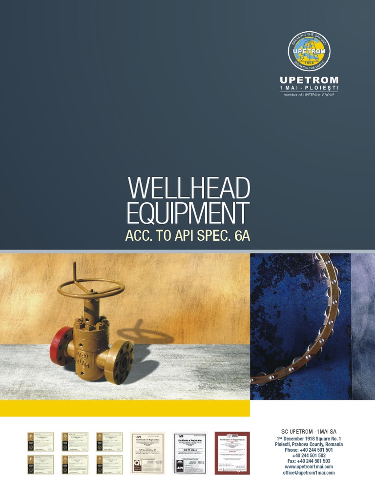 Wellhead Equipment Acc. To Api Spec. 6a PDF | Download Free PDF ...