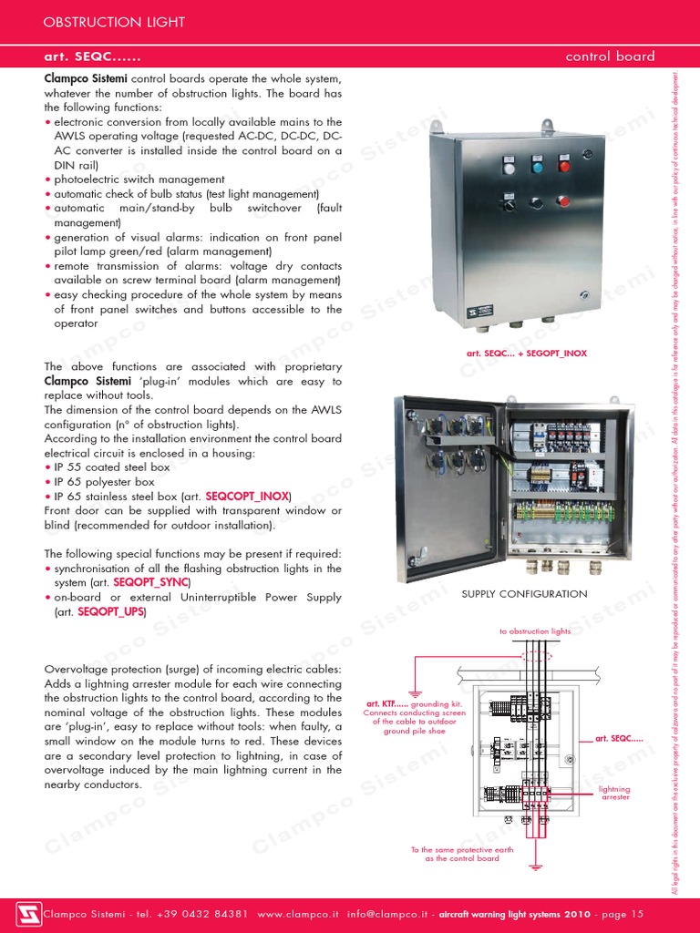 Configuring Obstruction Light Systems: Functions and Components of ...