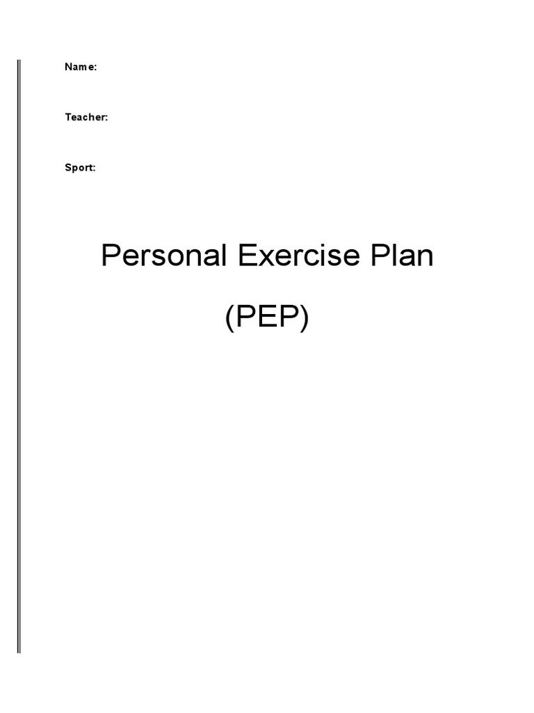 Rastrick PEP Oct 2015 | PDF | Physical Fitness | Aerobic Exercise
