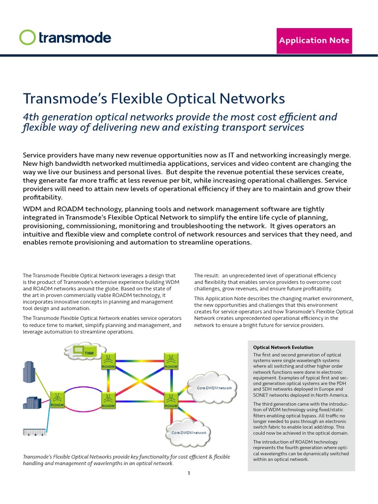An Flexible Optical Networks A | PDF | Wavelength Division Multiplexing | Computer Network