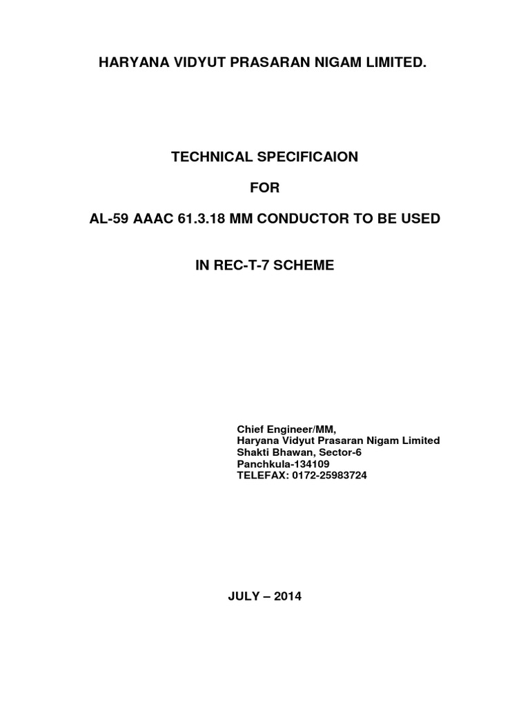 14 +al-59+zebra+equivalent+conductor PDF | PDF | Wire | Electrical ...