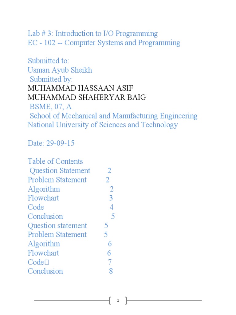 Muhammad Hassaan Asif Muhammad Shaheryar Baig | PDF | Fahrenheit ...