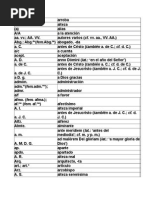 Abreviaturas Comunes en Español | PDF | Era común