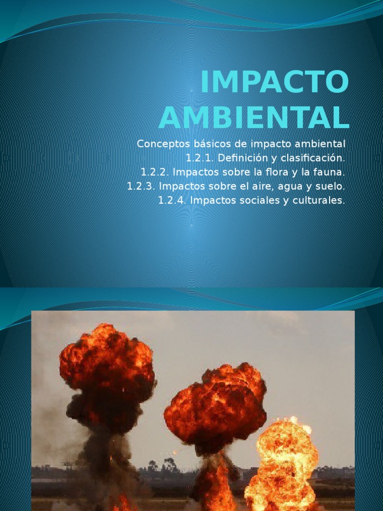 IMPACTO AMBIENTAL | Dióxido de azufre | Contaminación | Prueba gratuita ...