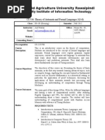 ToA Detailed Course Outline | PDF | Theory Of Computation | Automata Theory