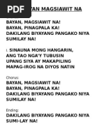 Salmo 91 Awit NG Pagtitiwala Sa Diyos | PDF