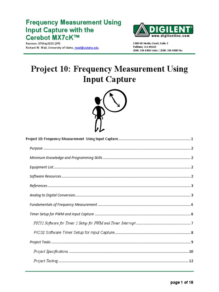 Project 10: Frequency Measurement Using Input Capture | Download Free ...