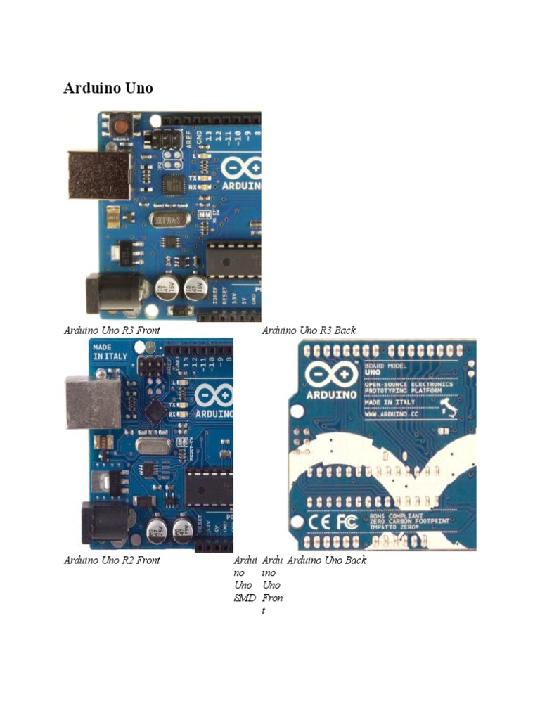 Arduino Uno Arduino Uno R3 Front Arduino Uno R3 Back Pdf Arduino Usb 9820