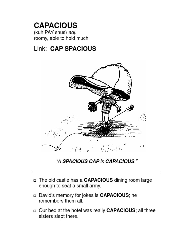 Capacious: Link: Cap Spacious | PDF