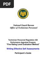 AcqDemo Self-Assessment Writing Guide | PDF | Performance Appraisal | Goal