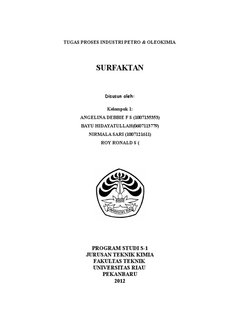 Surfaktan | PDF