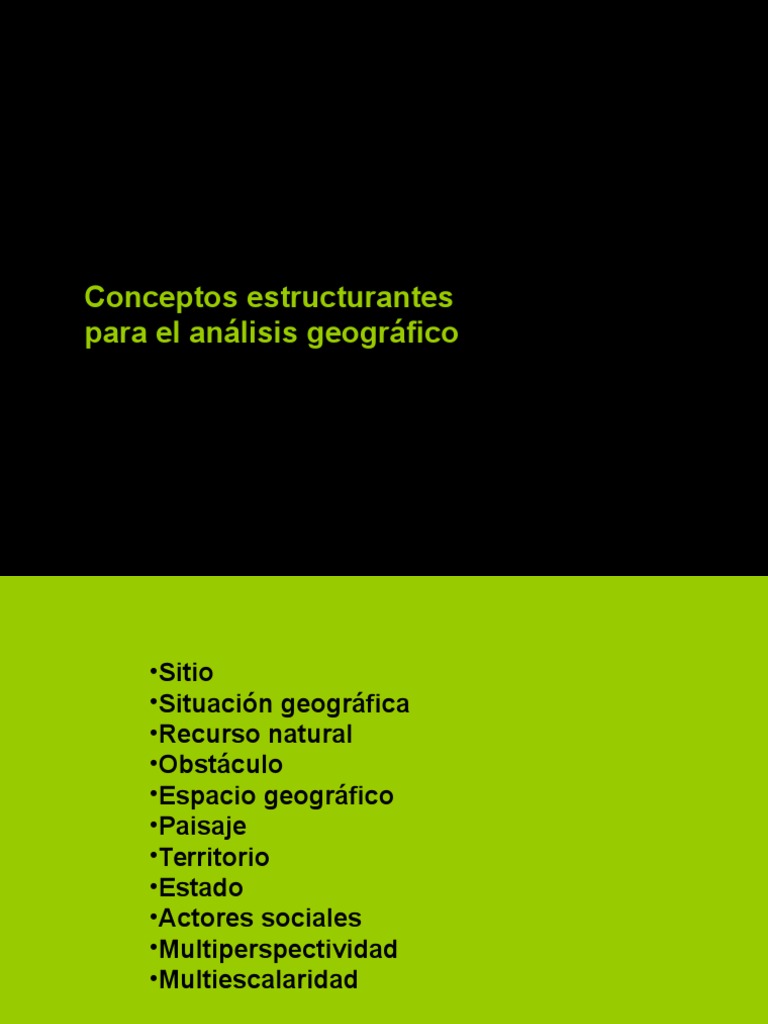 Conceptos Estructurantes de La Geografia | PDF | Paisaje | Sociedad Conceptos Estructurantes de La Geografia | PDF | Paisaje | Sociedad