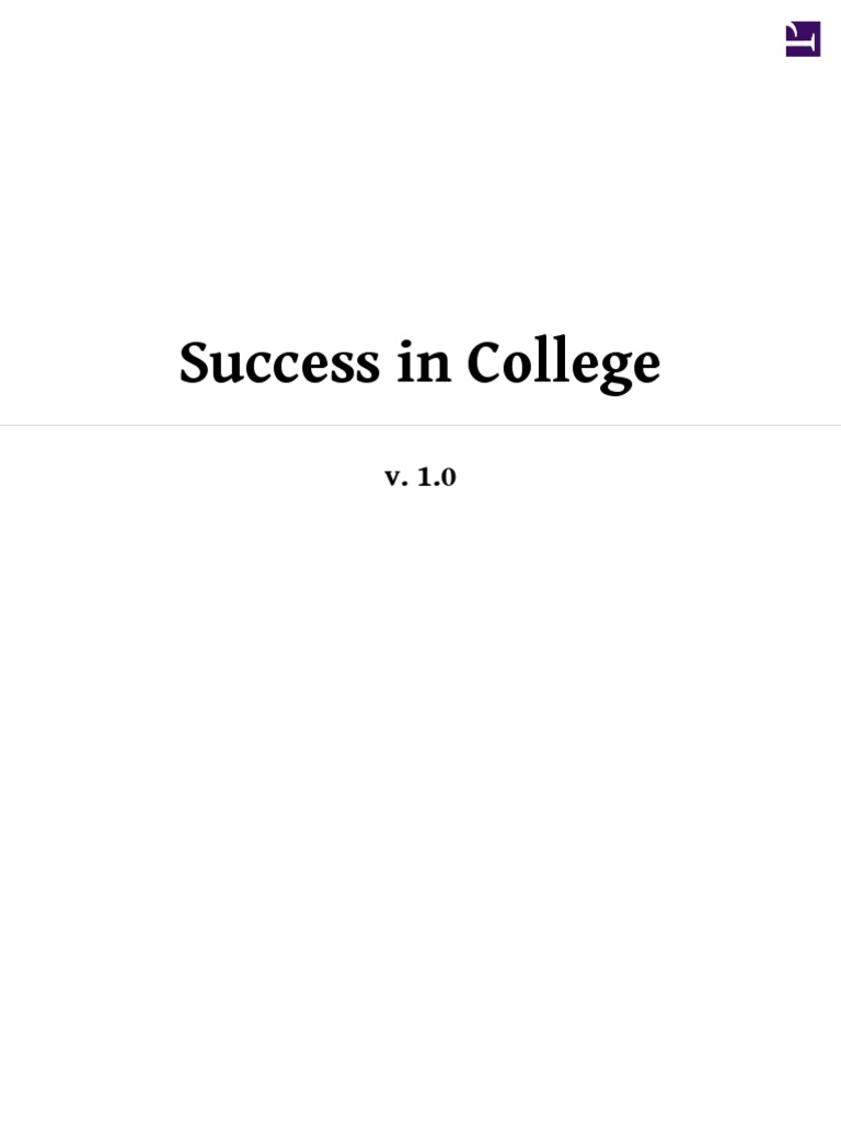 Success in College | PDF | Motivation | Motivational