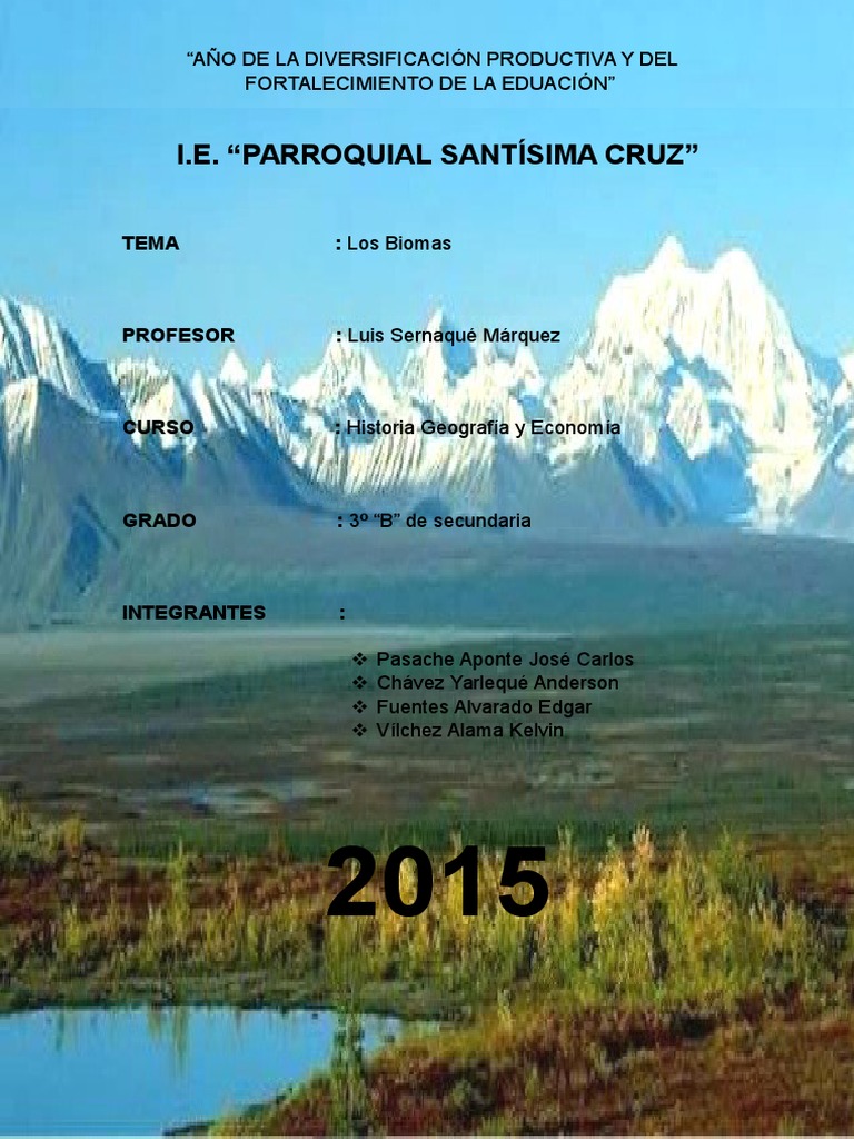 Los Biomas (Infografia) | PDF | Desierto | Ciencias de la Tierra