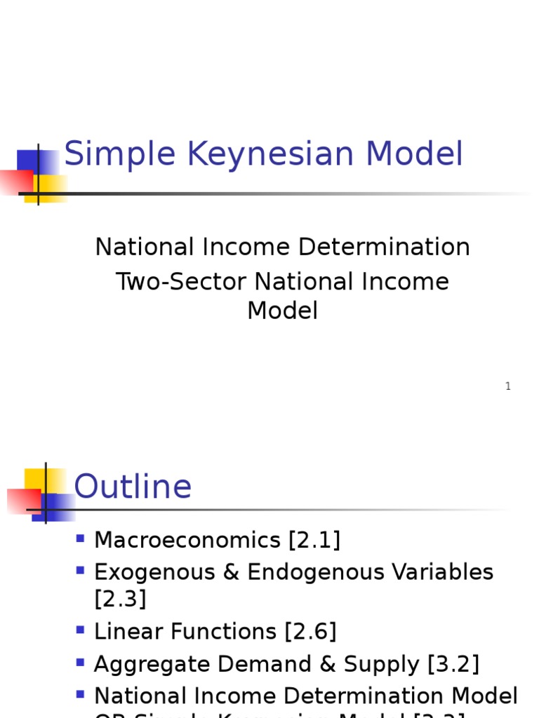 Two Sector Model | Aggregate Demand | Macroeconomics