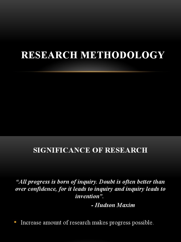 Significance of Research Explained | PDF | Prediction | Intellectual