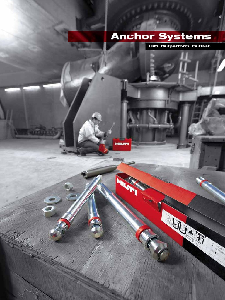 Hilti Chemical Anchor Systems Overview | PDF | Structural Steel | Screw