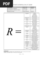 Constante R | PDF