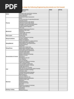 Deliverables List FEED Vs Detail Engineering | PDF | Instrumentation ...