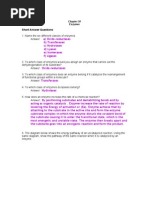 Assignment For BCH3356 | PDF | Amino Acid | Structural Biology