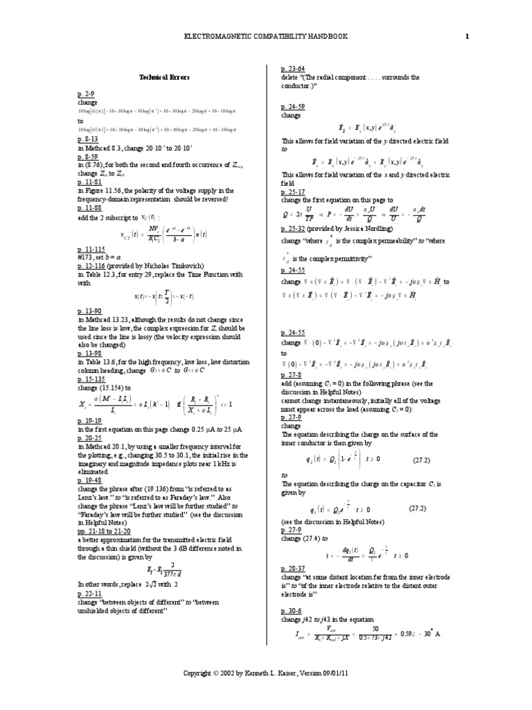 Errata | PDF | Permittivity | Telecommunications Engineering