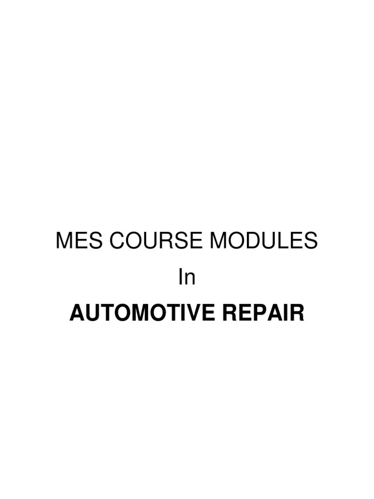 Automotive Repair | PDF | Tire | Transmission (Mechanics)