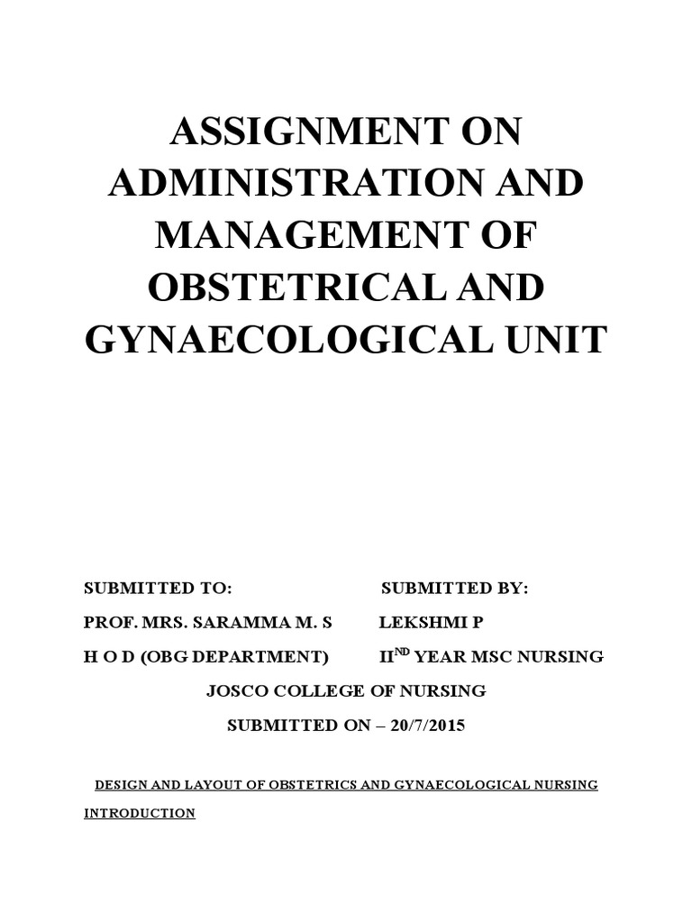 Assignment 2 | PDF | Infection Control | Midwife