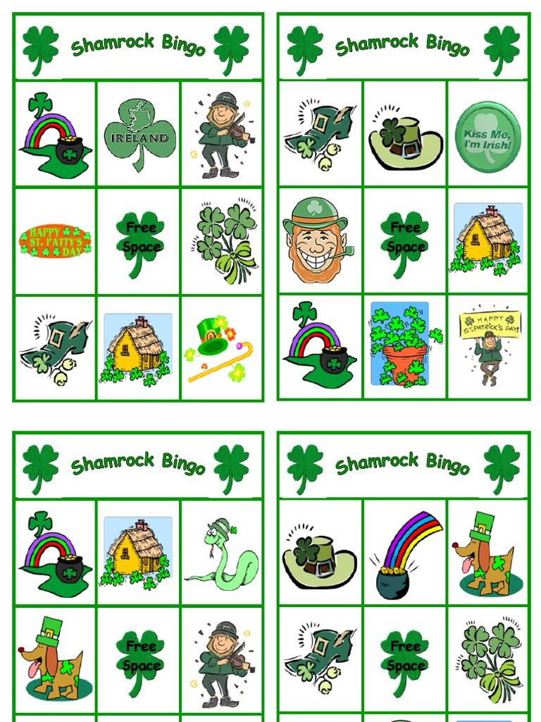Shamrock Bingo | PDF