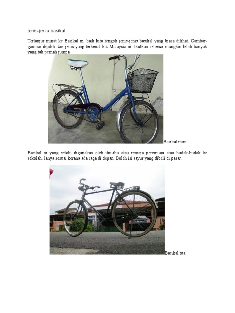 Jenis Basikal | PDF