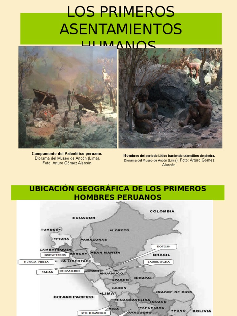 Los Primeros Asentamientos Humanos completo